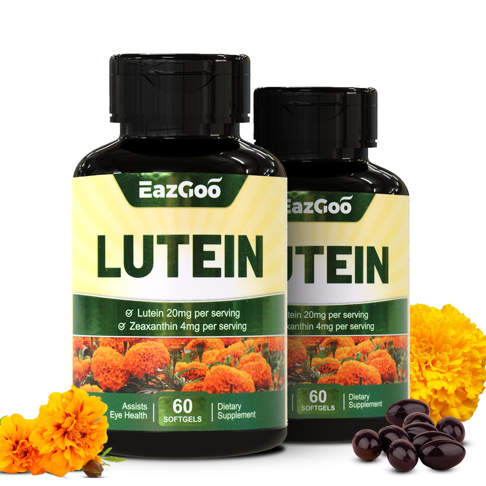 lutein 20 mg softgels for eye health