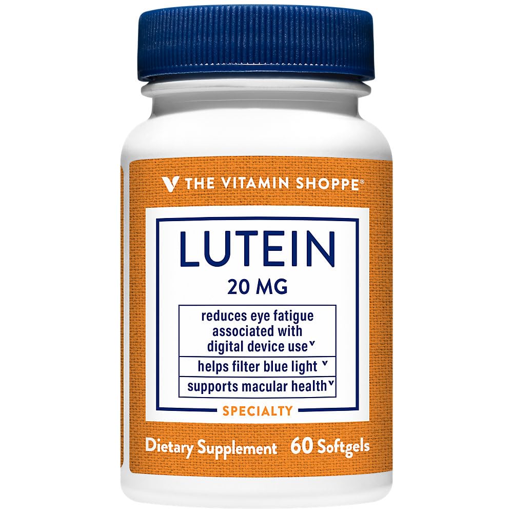 Lutein 20 mg softgels for eye health