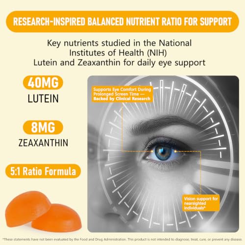 Lutein 40 mg gummies for clarity