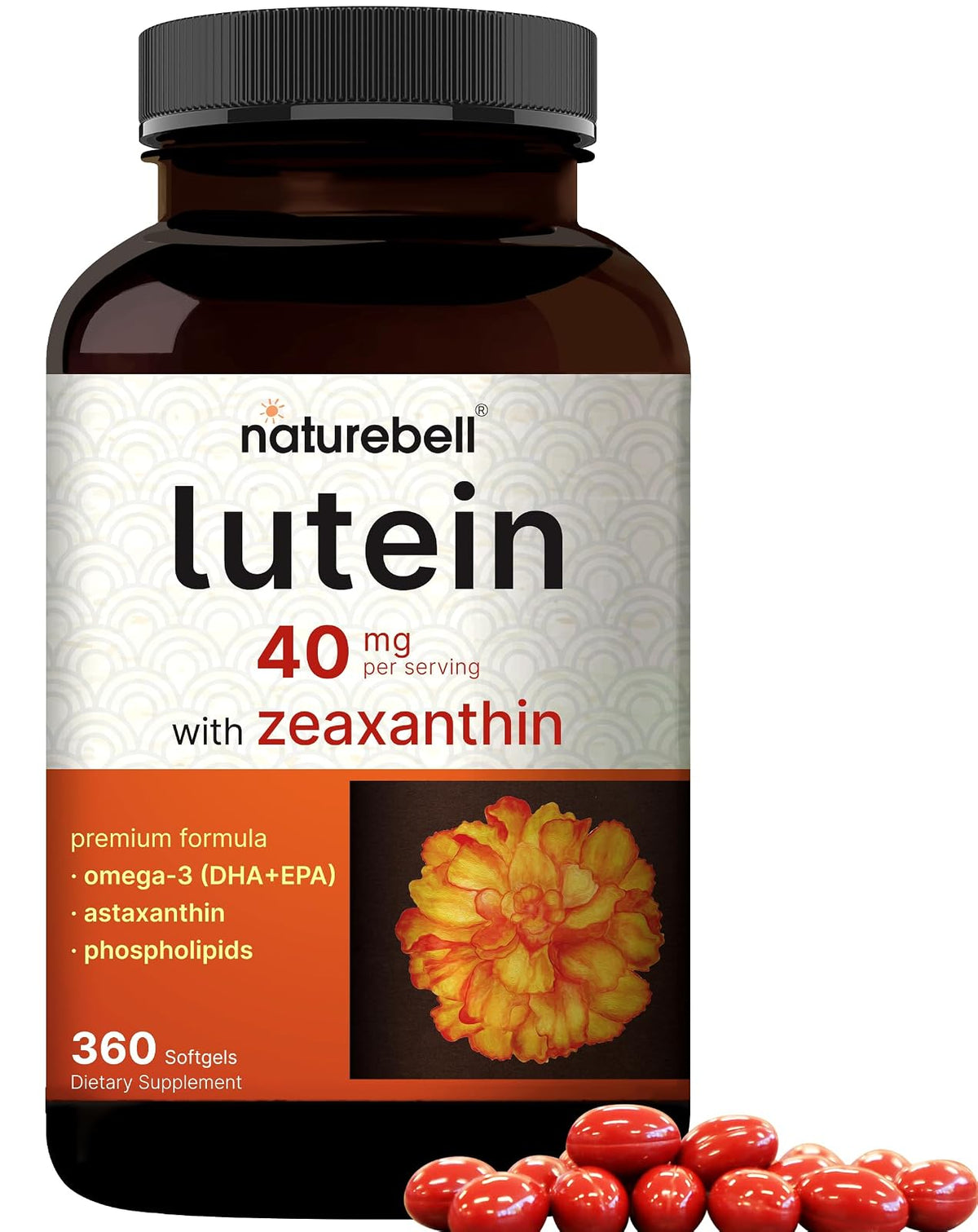 Lutein 40 mg softgels for eye health