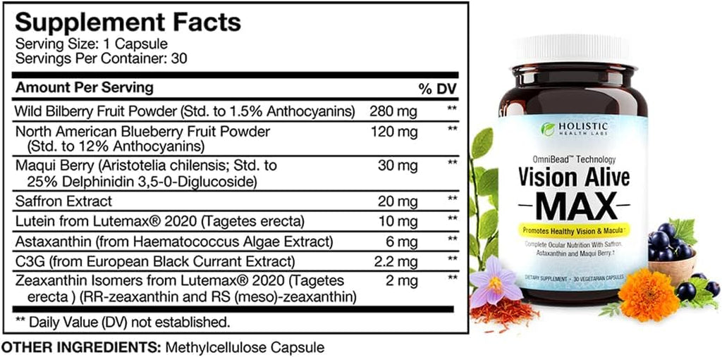 Lutein and Zeaxanthin antioxidant formula