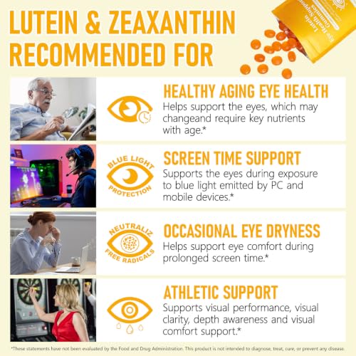 Lutein and zeaxanthin antioxidant support