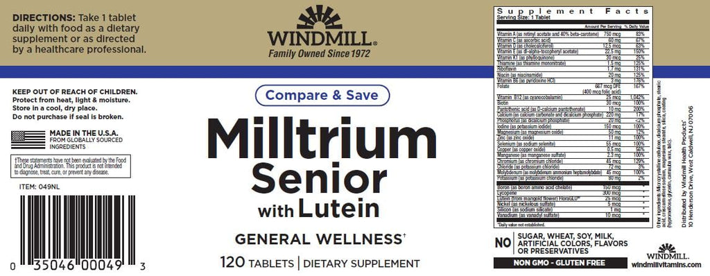 Lutein and Zeaxanthin antioxidant support