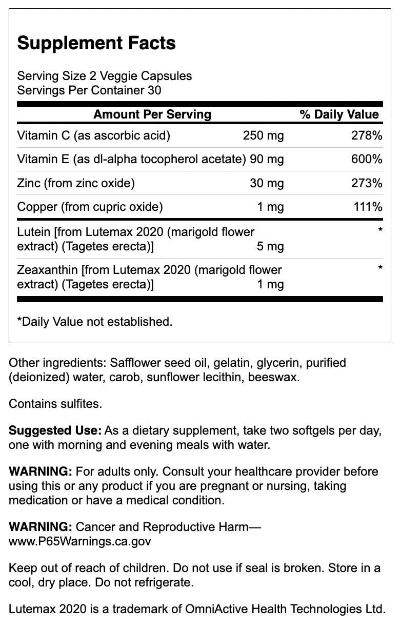 lutein and zeaxanthin benefits