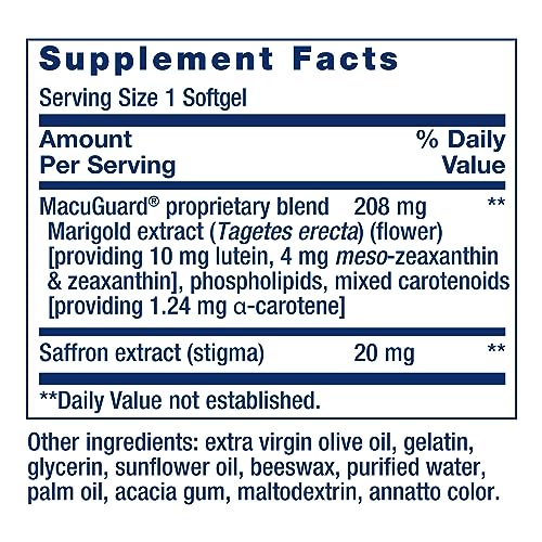 lutein and zeaxanthin eye support