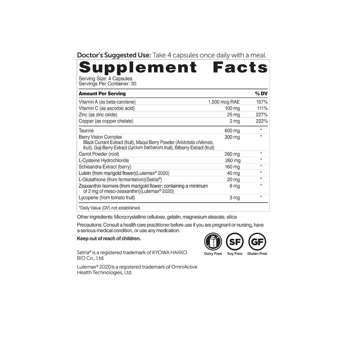 Lutein and Zeaxanthin for eye health