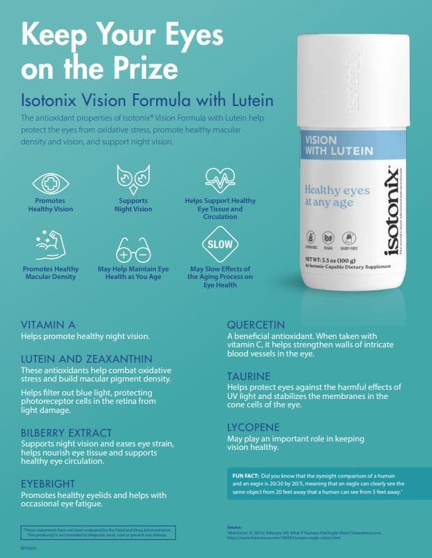 Lutein and Zeaxanthin for eye health
