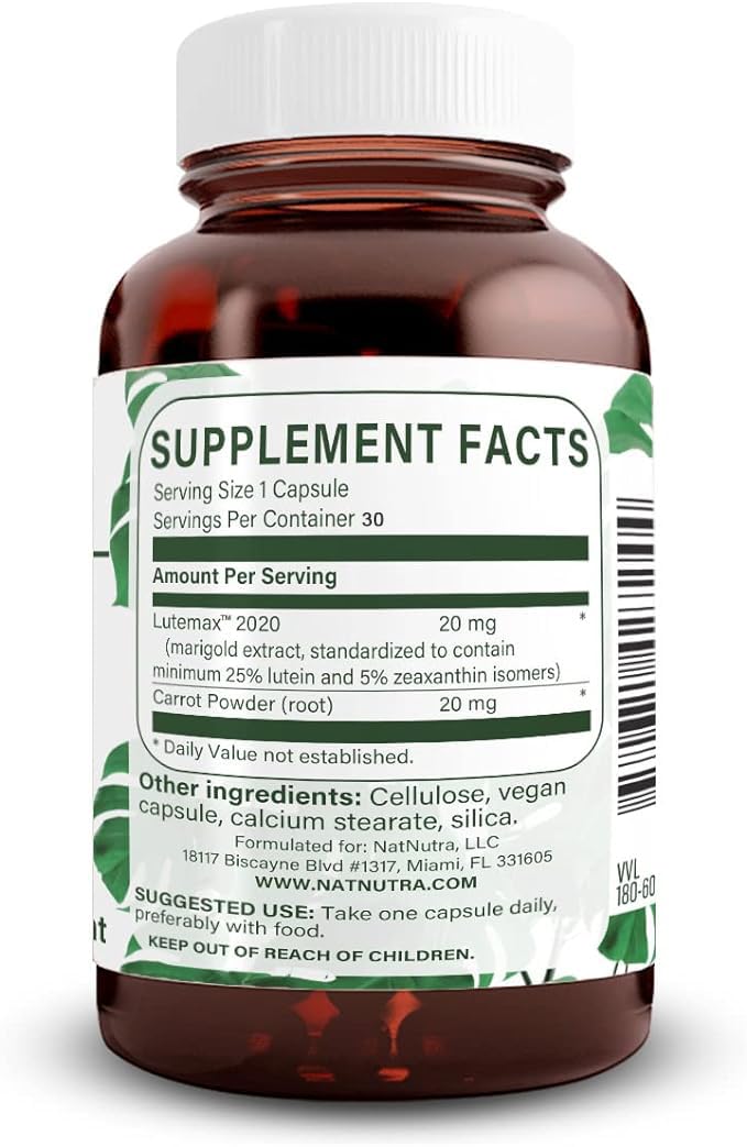 Lutein and Zeaxanthin for vision support