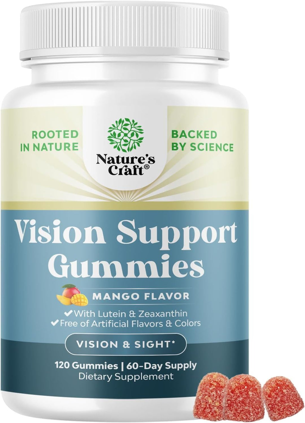 Lutein and Zeaxanthin gummies for vision