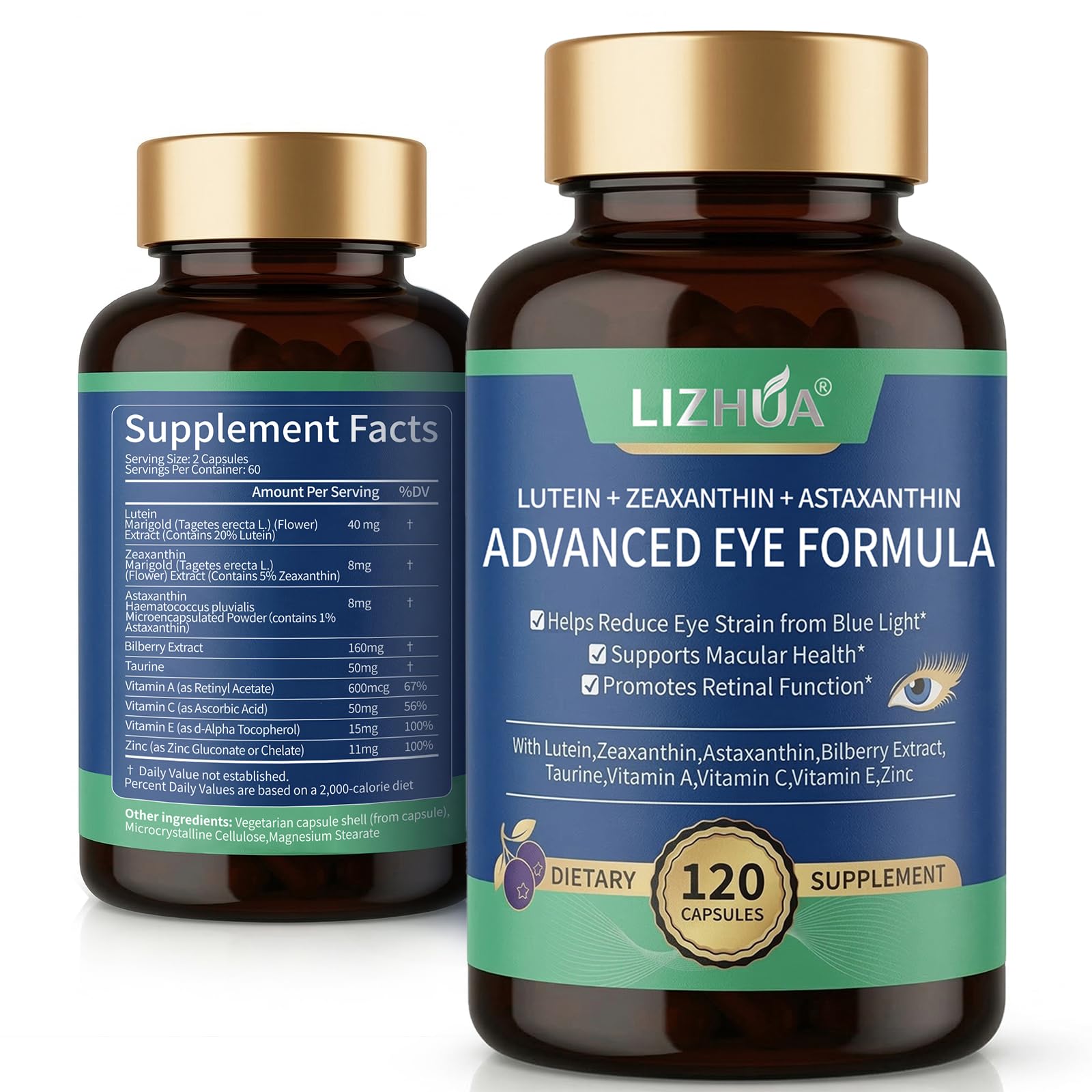 Lutein and Zeaxanthin veggie capsules