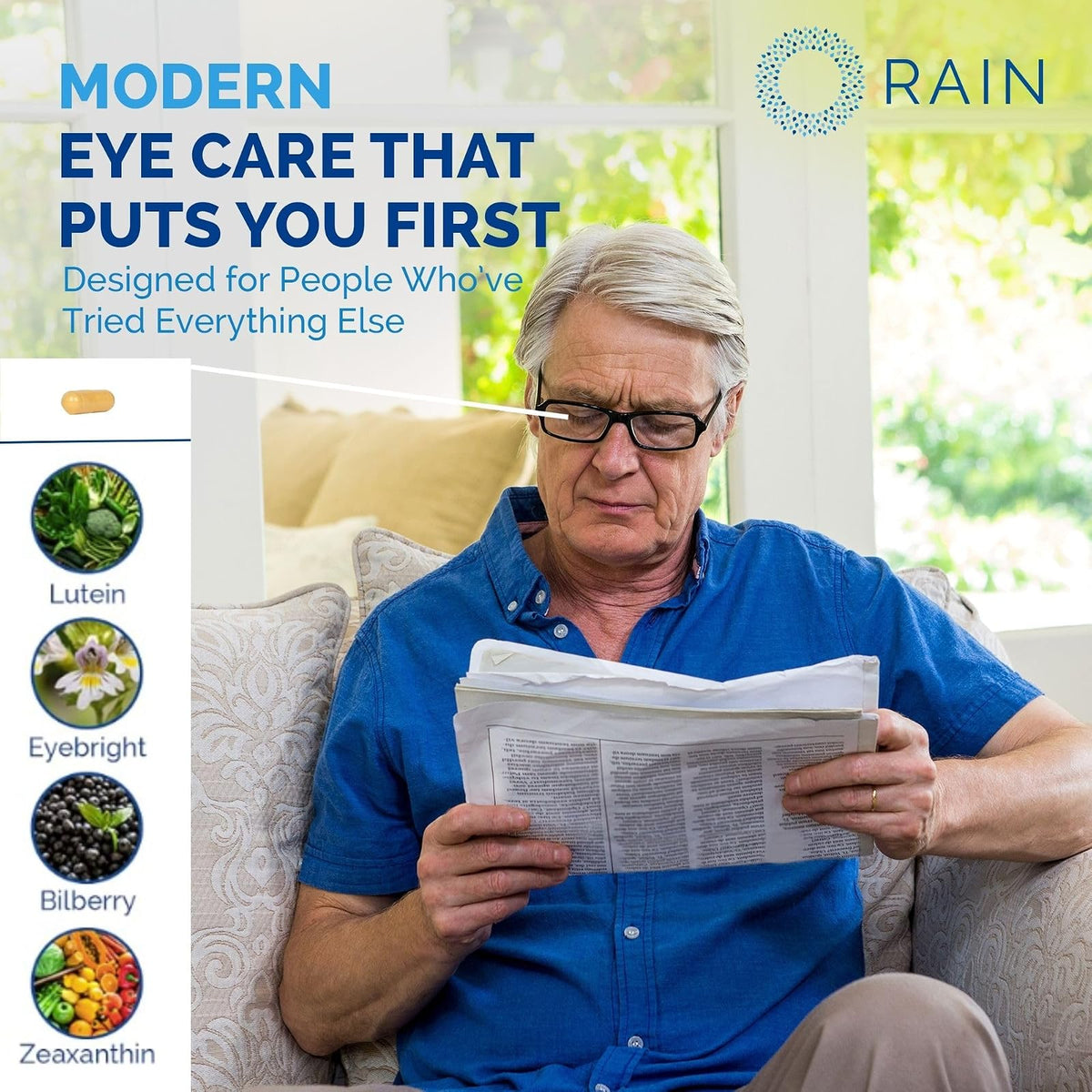 Lutein capsules for daily use