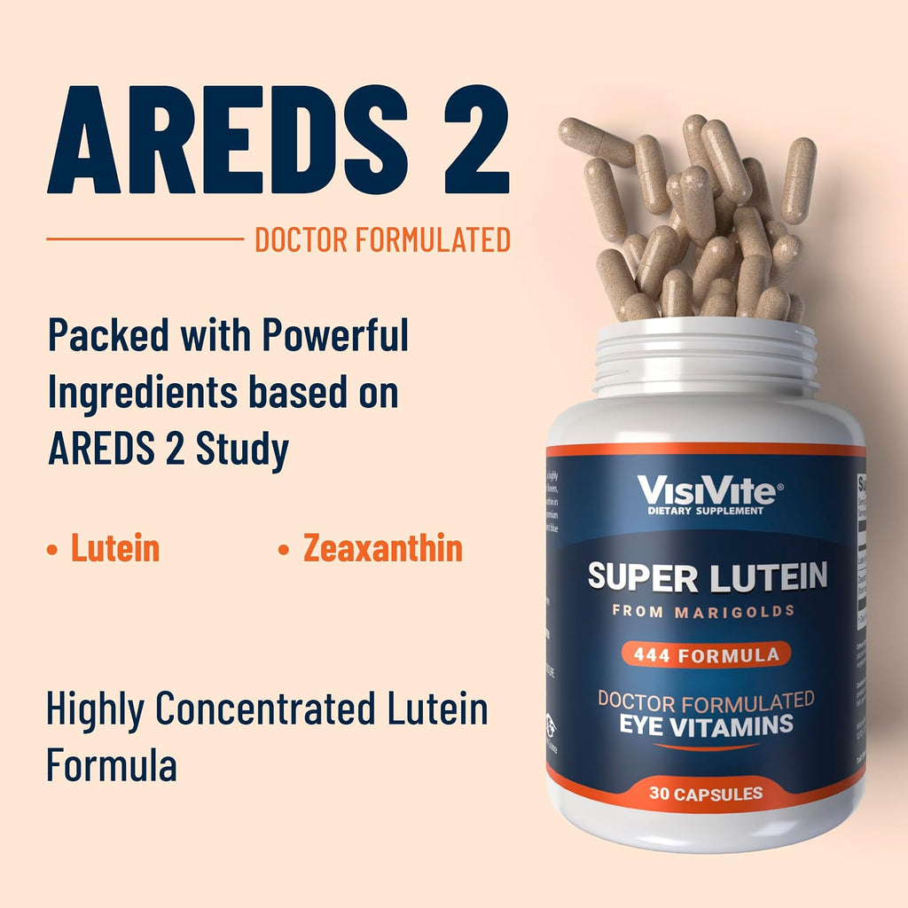 Lutein capsules for vision support