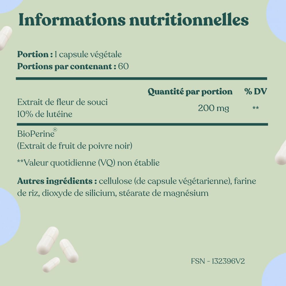 lutein complex for vision protection