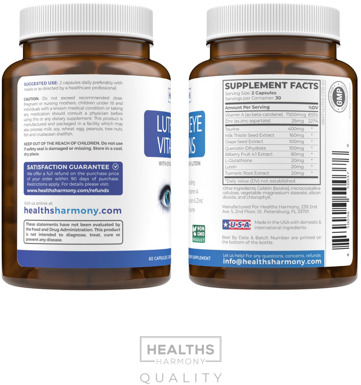 lutein eye supplement for overall wellness