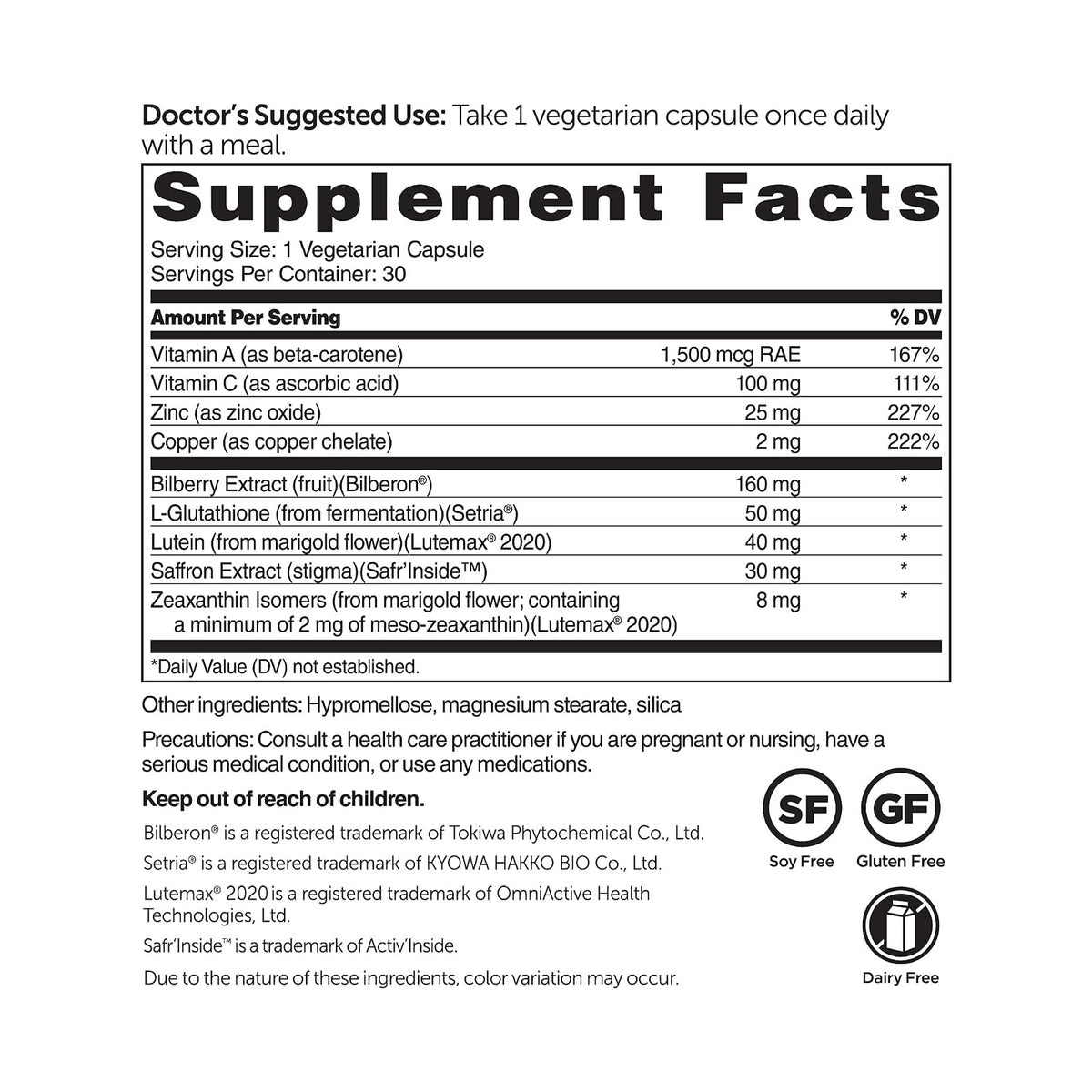 Lutein for eye health support