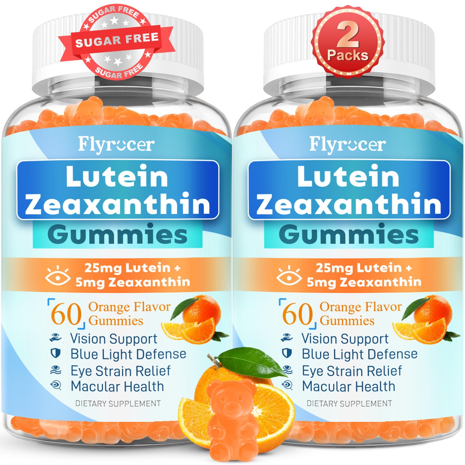 Lutein gummies for eye health