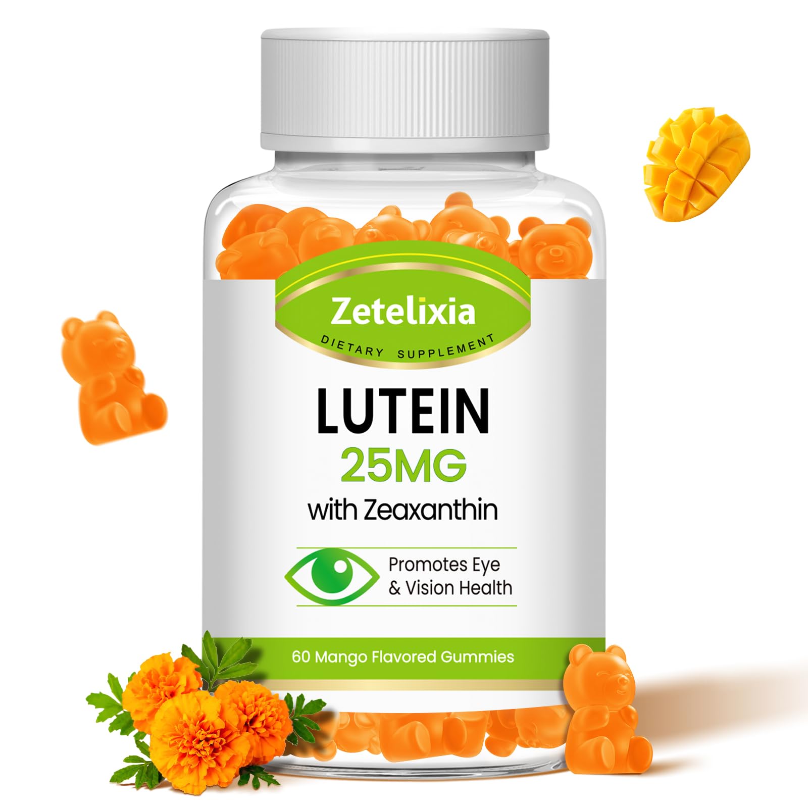 Lutein gummies for eye health