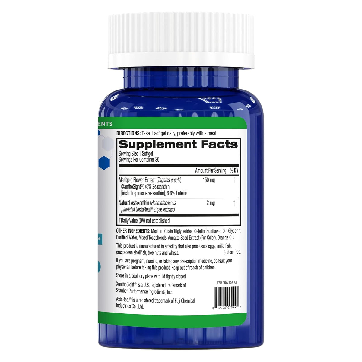 Lutein-rich softgels for enhanced eyesight