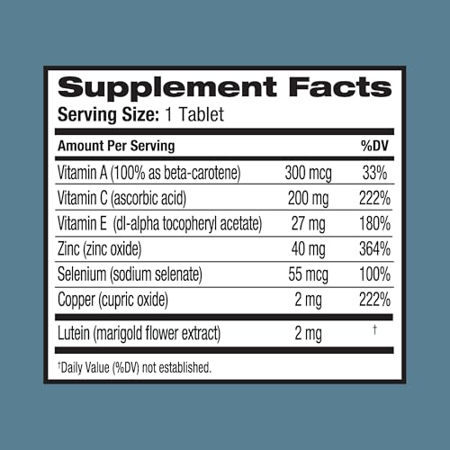 Lutein-rich vitamins for eye protection