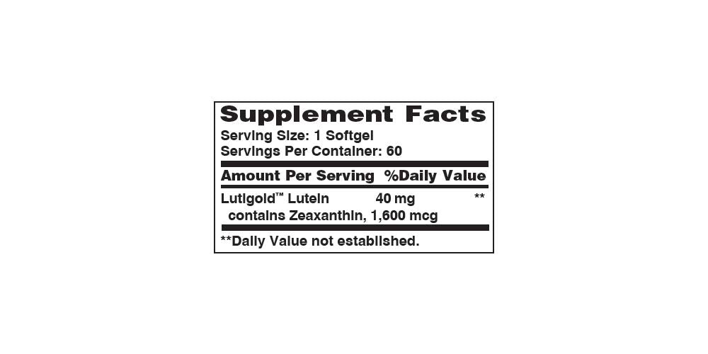 Lutein softgels for eye health