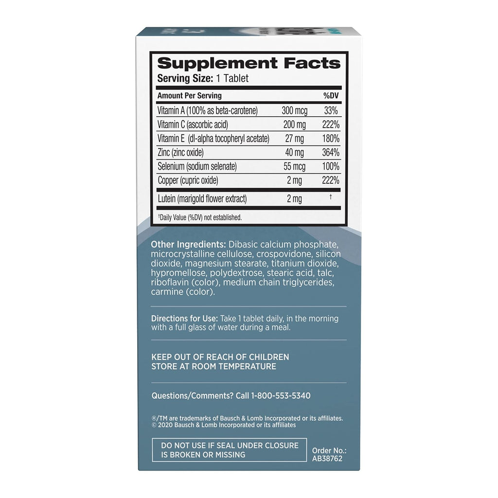 Lutein supplements for better eyesight