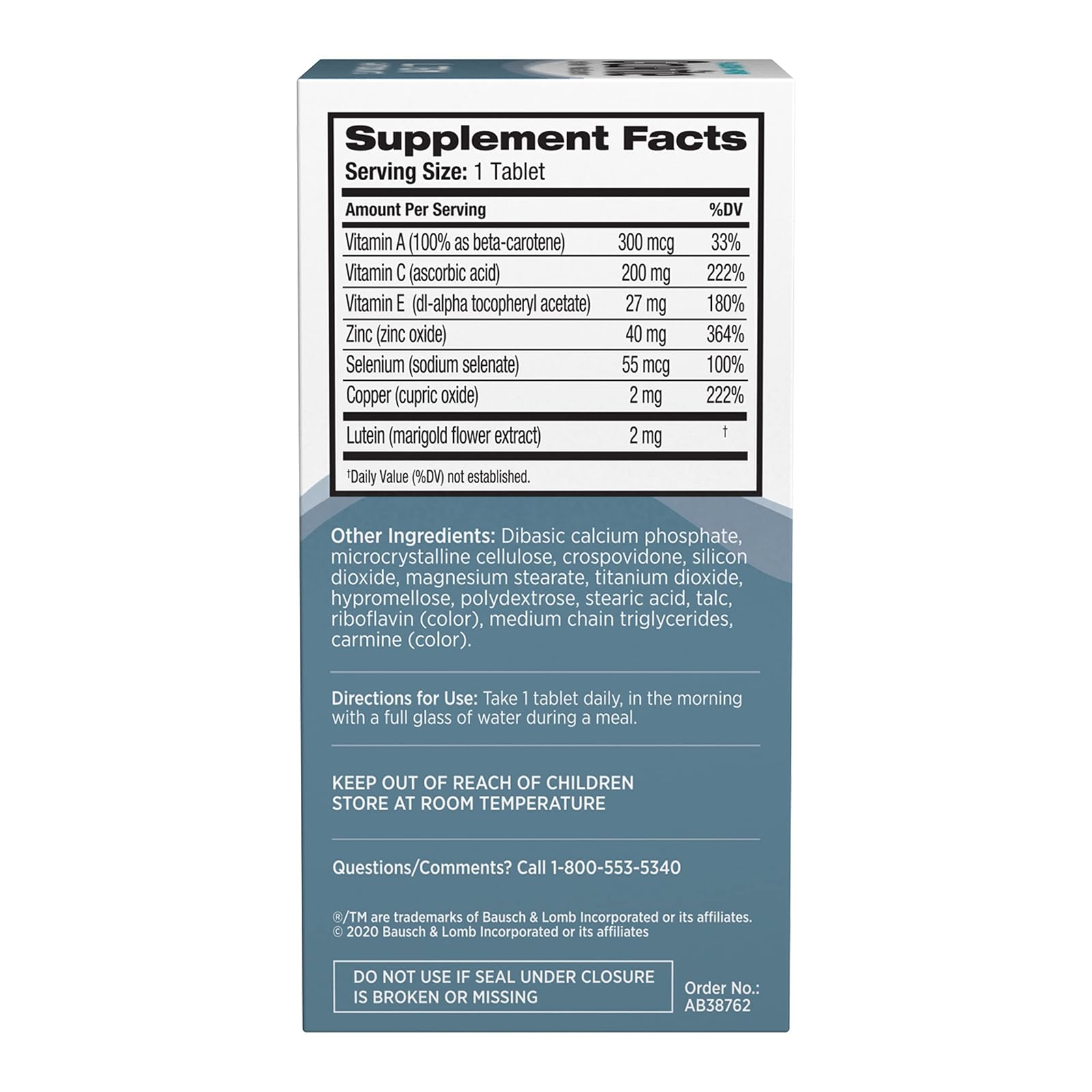 Lutein supplements for better eyesight