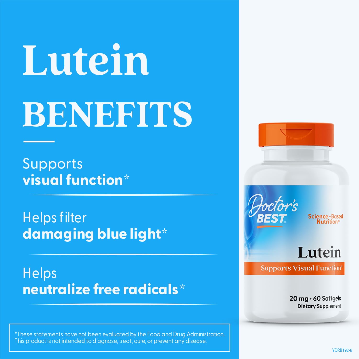 Lutein with Zeaxanthin for vision support