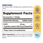 Lutein with Zeaxanthin softgels benefits