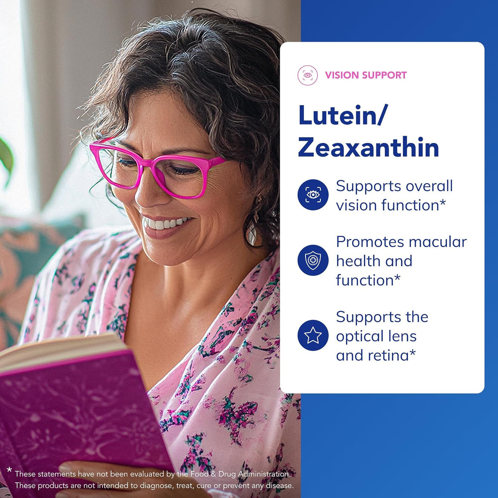 Lutein zeaxanthin for vision support