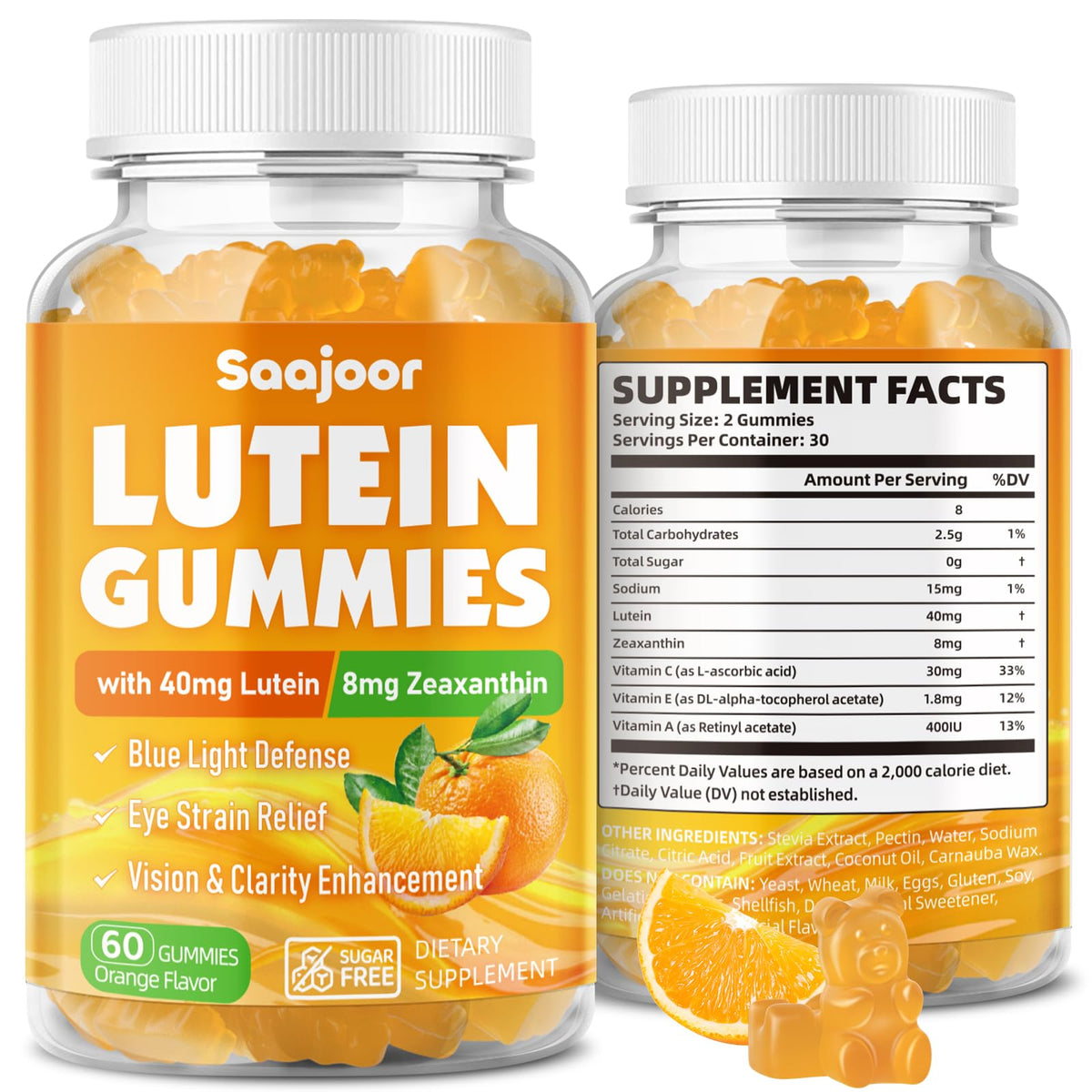 Lutein & Zeaxanthin gummies for eye health