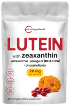 Lutein & Zeaxanthin softgels for eye health