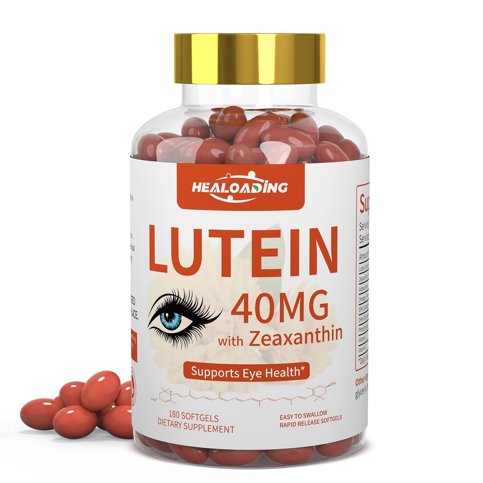 Lutein & Zeaxanthin softgels for eye health