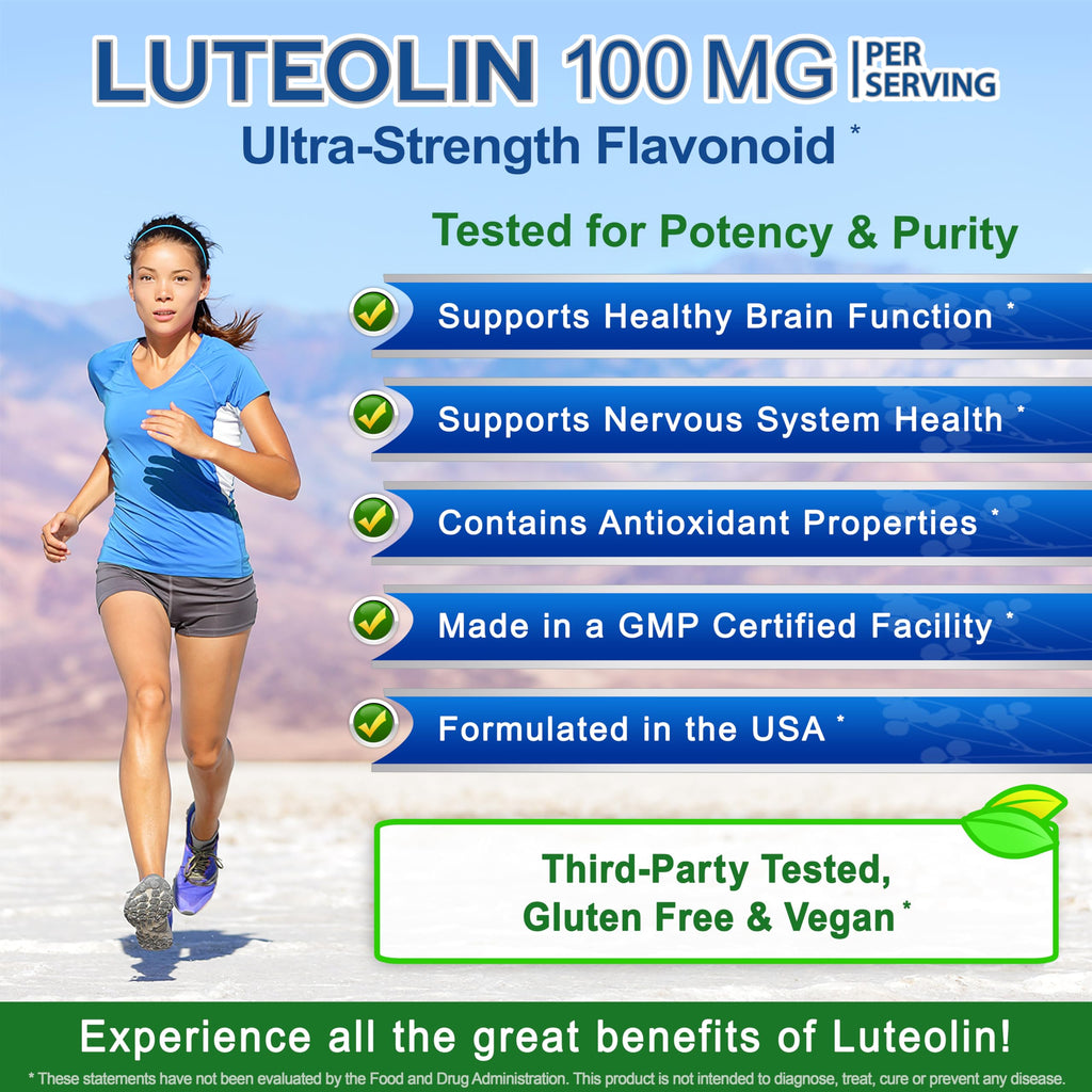 Luteolin 100mg for mental clarity