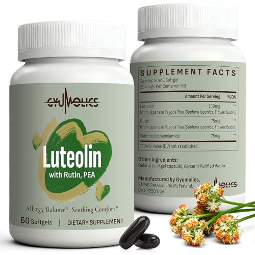 Luteolin 150 mg softgels for wellness