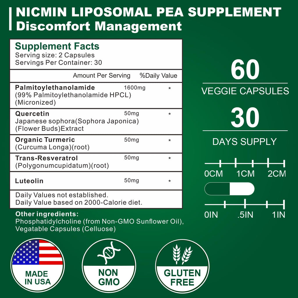 luteolin and quercetin supplement formula