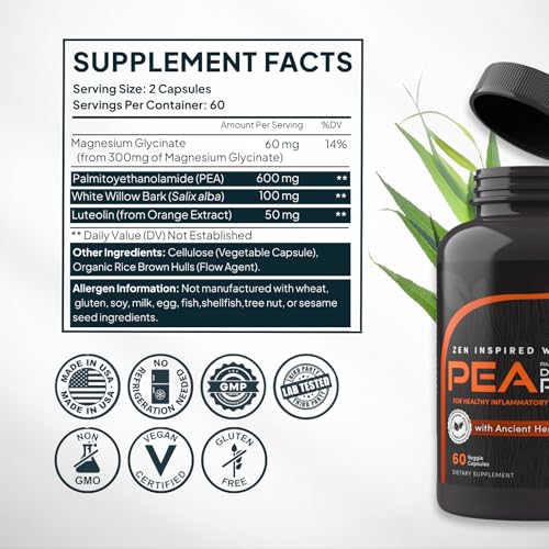 Luteolin and white willow bark blend