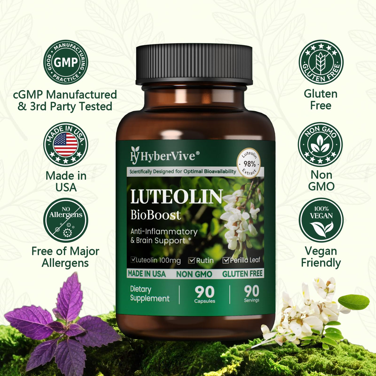 Luteolin extract for cellular protection
