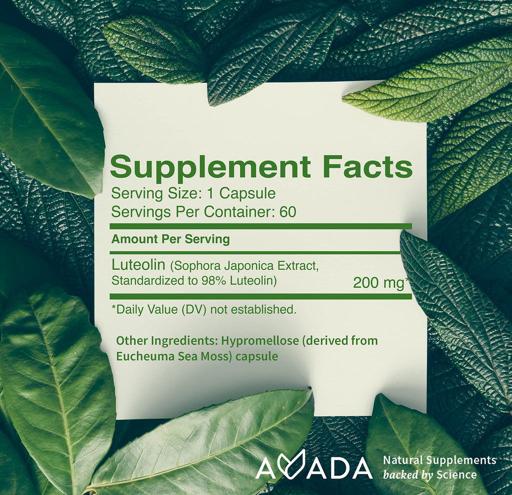 luteolin for antioxidant protection