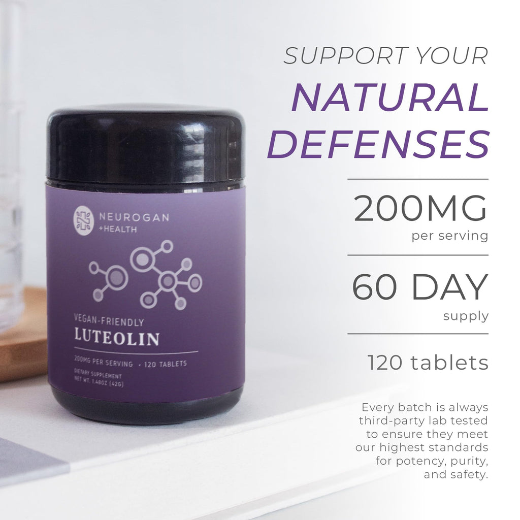 Luteolin tablets for overall health