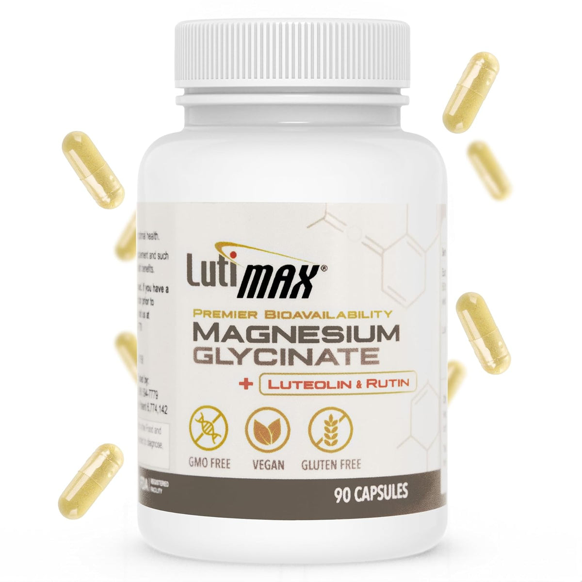 Lutimax Magnesium Glycinate 500 mg capsules