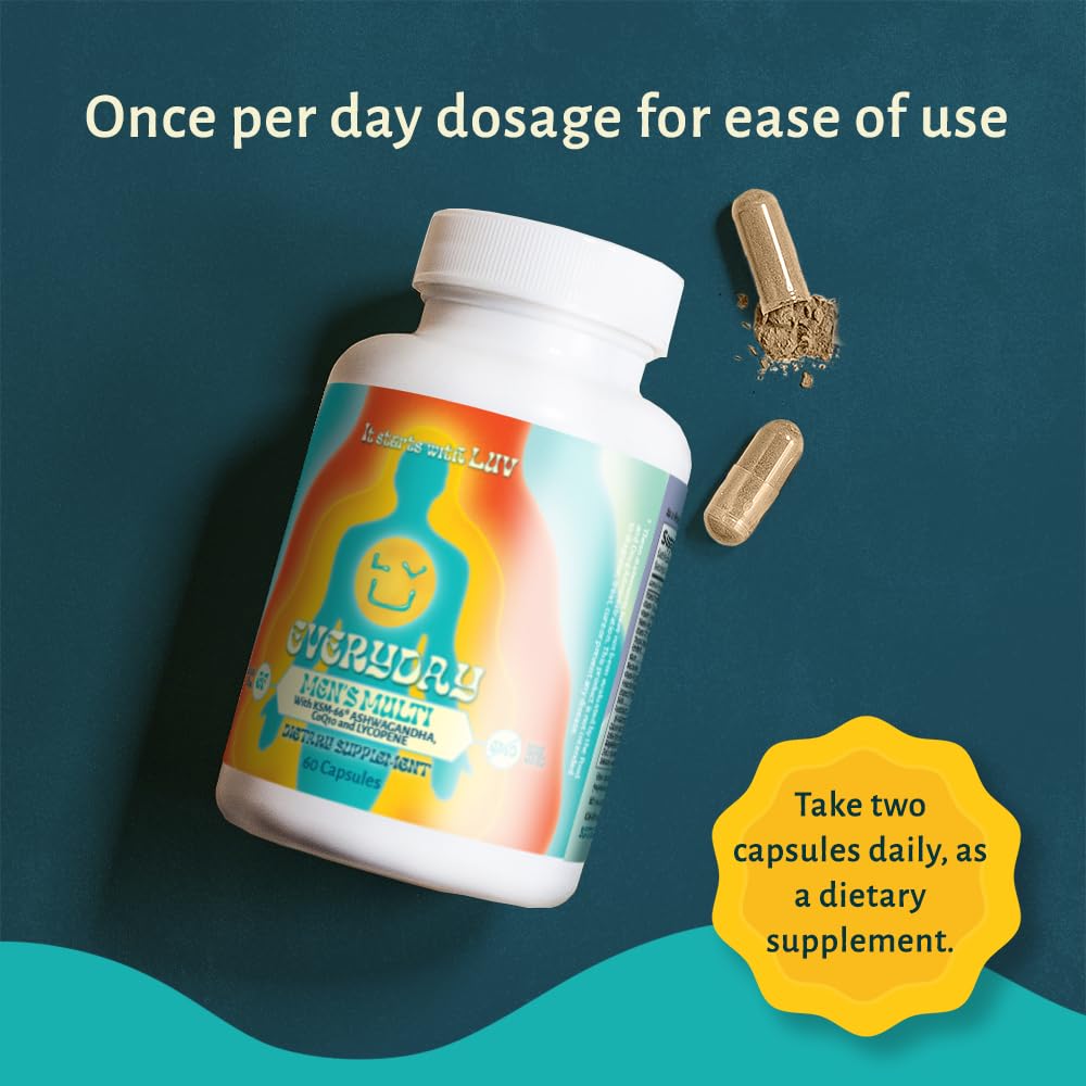 LUV men's multivitamin for overall wellness