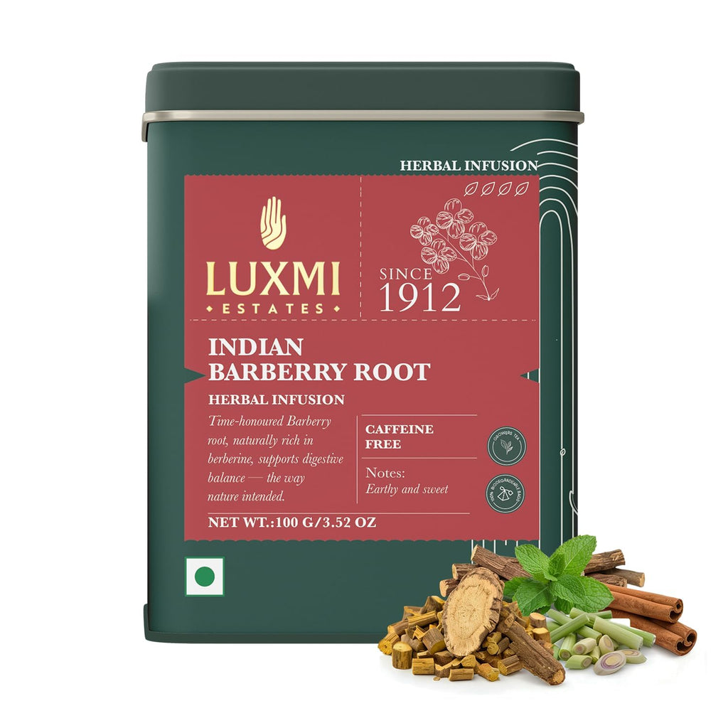 Luxmi Estates barberry root tea benefits