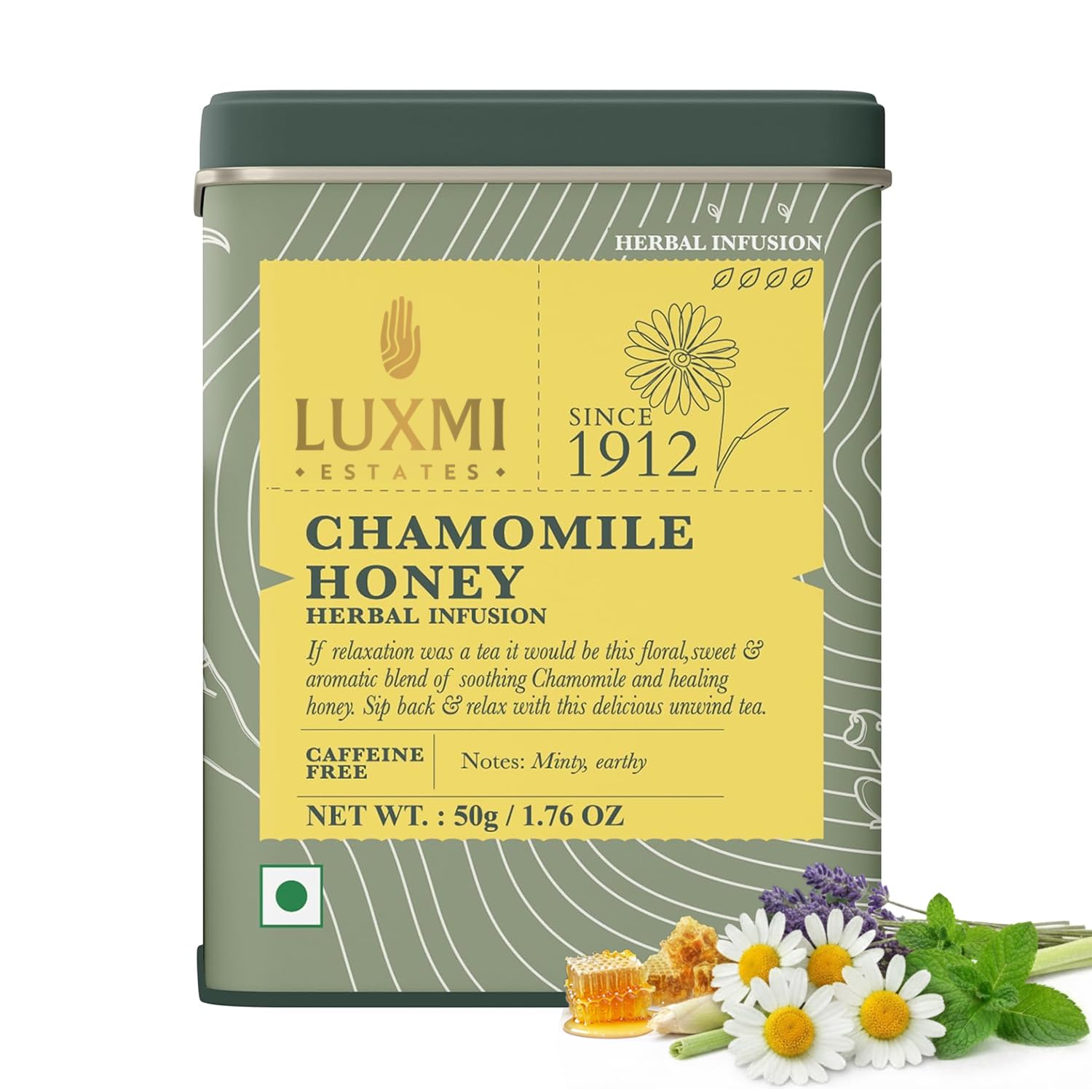 Luxmi Estates chamomile honey tea