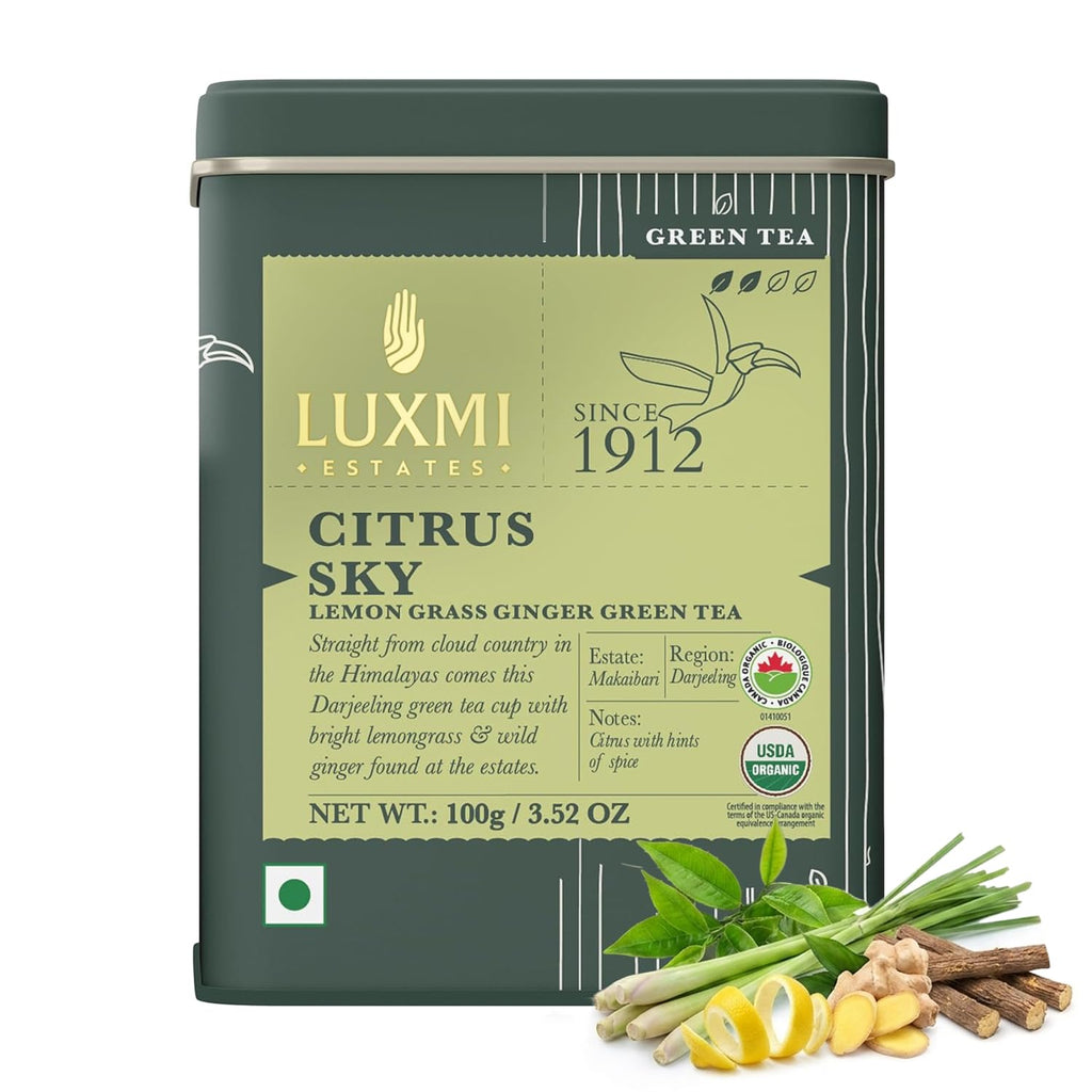 Luxmi Estates Citrus Sky Green Tea benefits