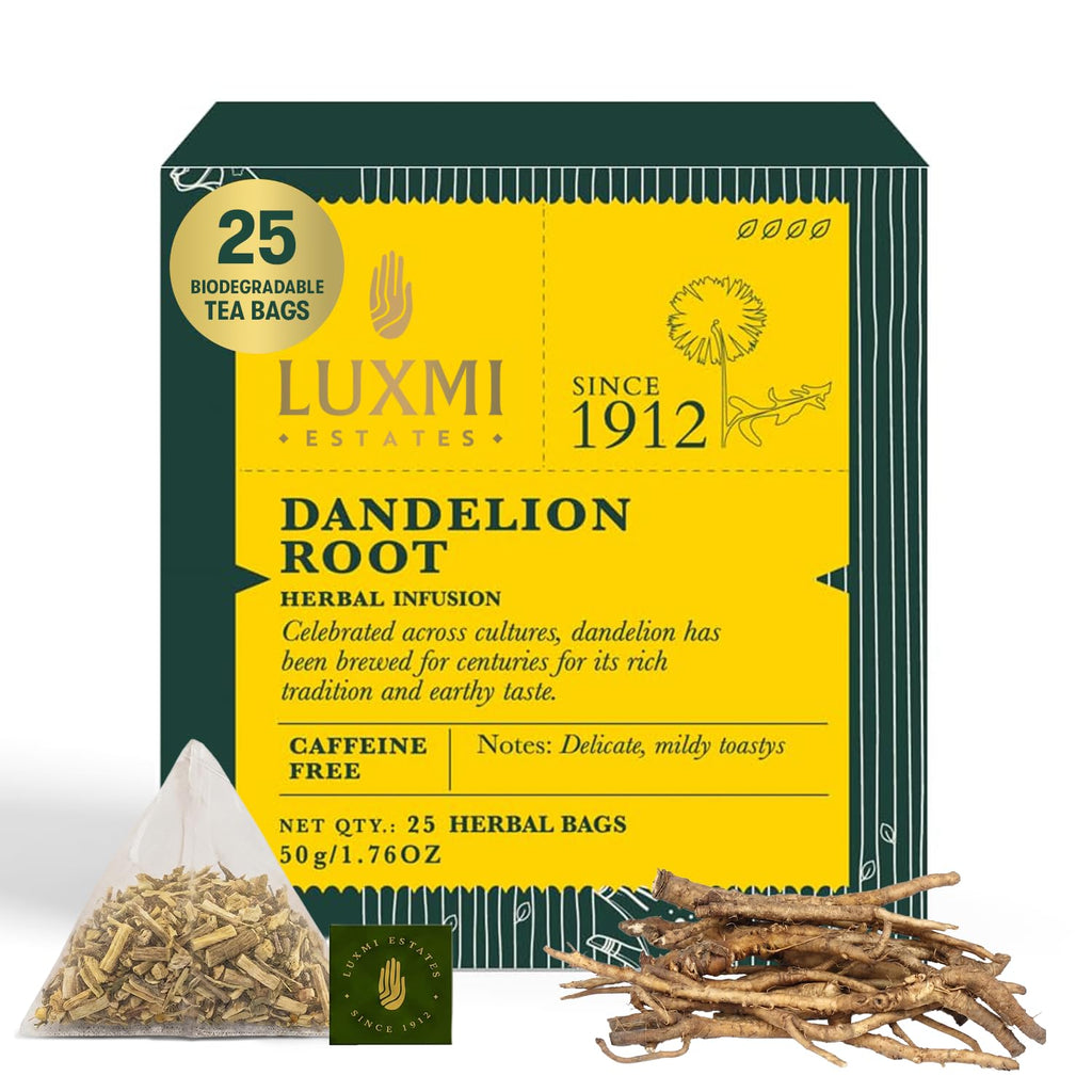 Luxmi Estates dandelion herbal tea bags