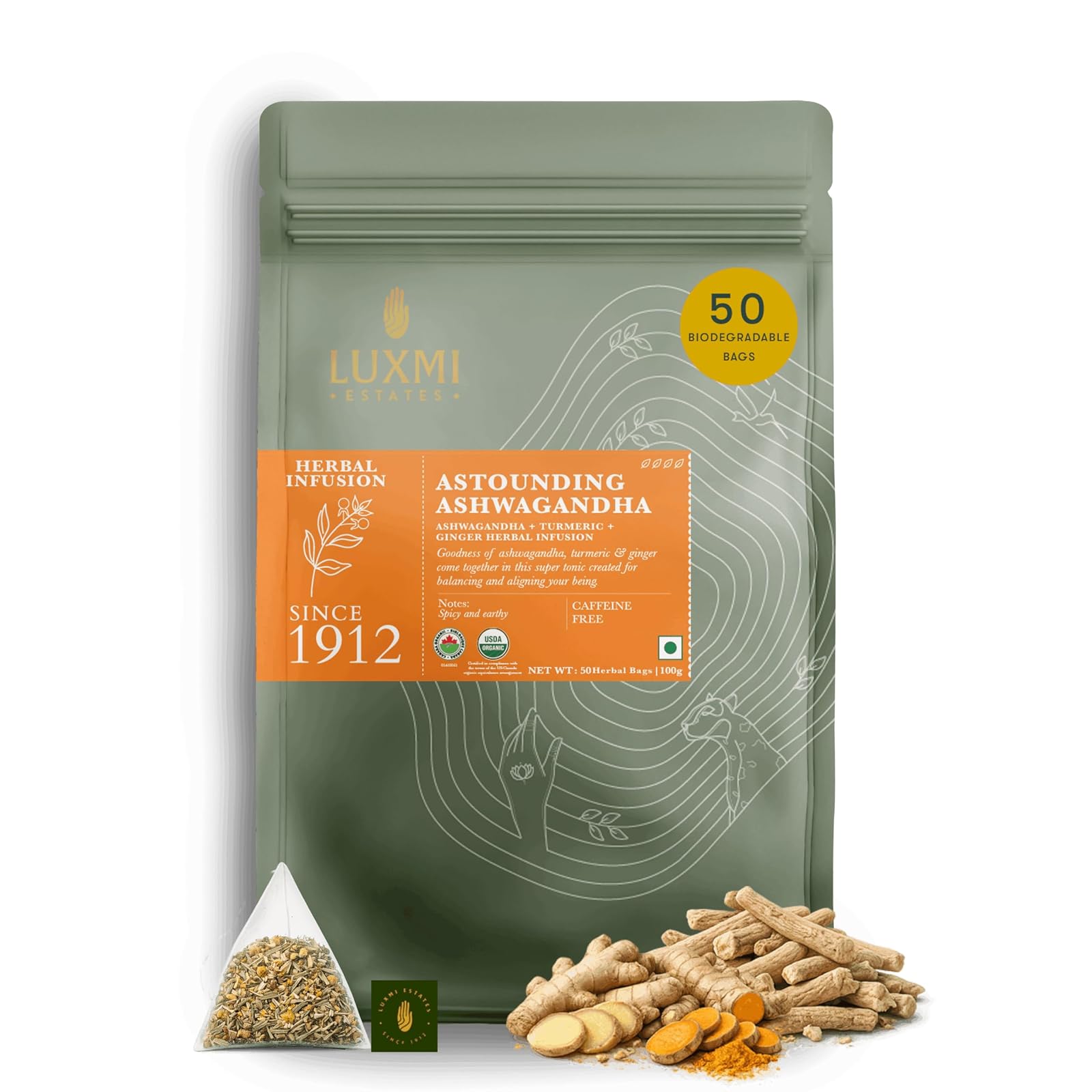 Luxmi Estates herbal tea bags
