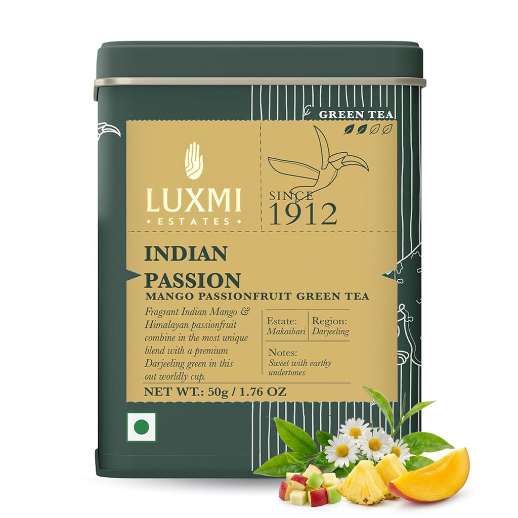Luxmi Estates herbal tea loose tin