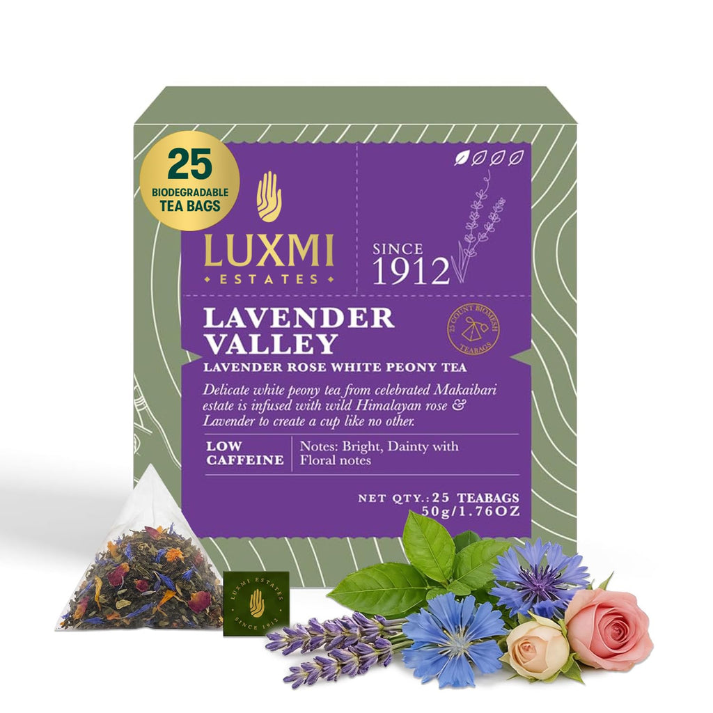 Luxmi Estates lavender tea bags