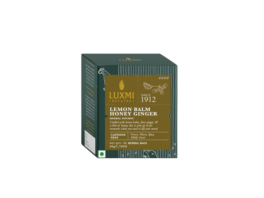 Luxmi Estates lemon balm herbal tea