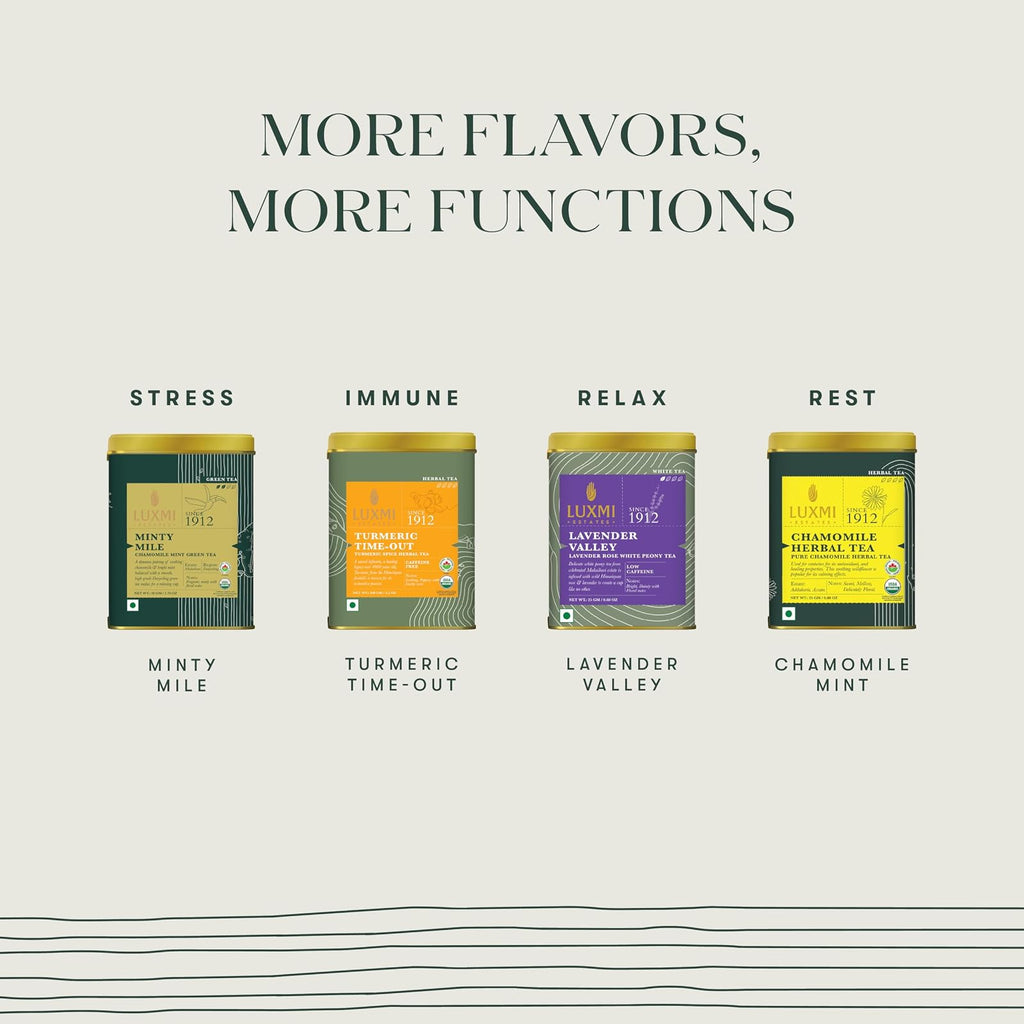 Luxmi Estates mint-infused tea
